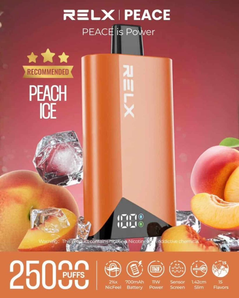 RELX Peace 25000 Puffs Disposable Vape - 20MG in UAE